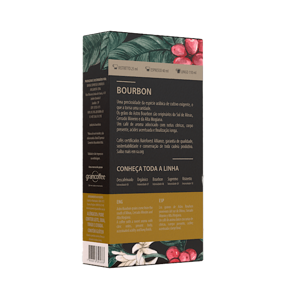 Cápsulas Astro Café Bourbon 10 unidades - grancoffee